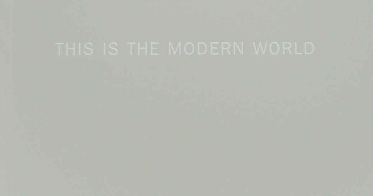 Publication: Diarmuid Kelley: This is the Modern World - A FEW ...