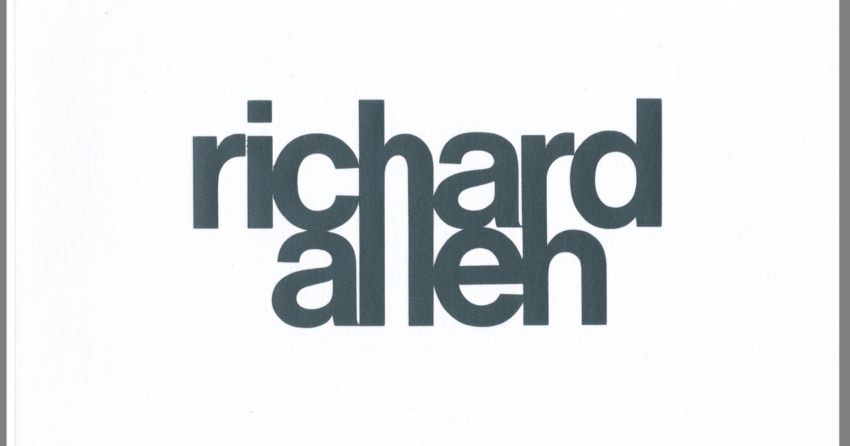 Richard Allen: A Retrospective | 16 April - 10 May 2008 | Offer Waterman